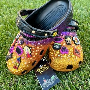CROCS | Shoes | Brand New Custom Hocus Pocus Bling Crocs Size 8wm6 ...